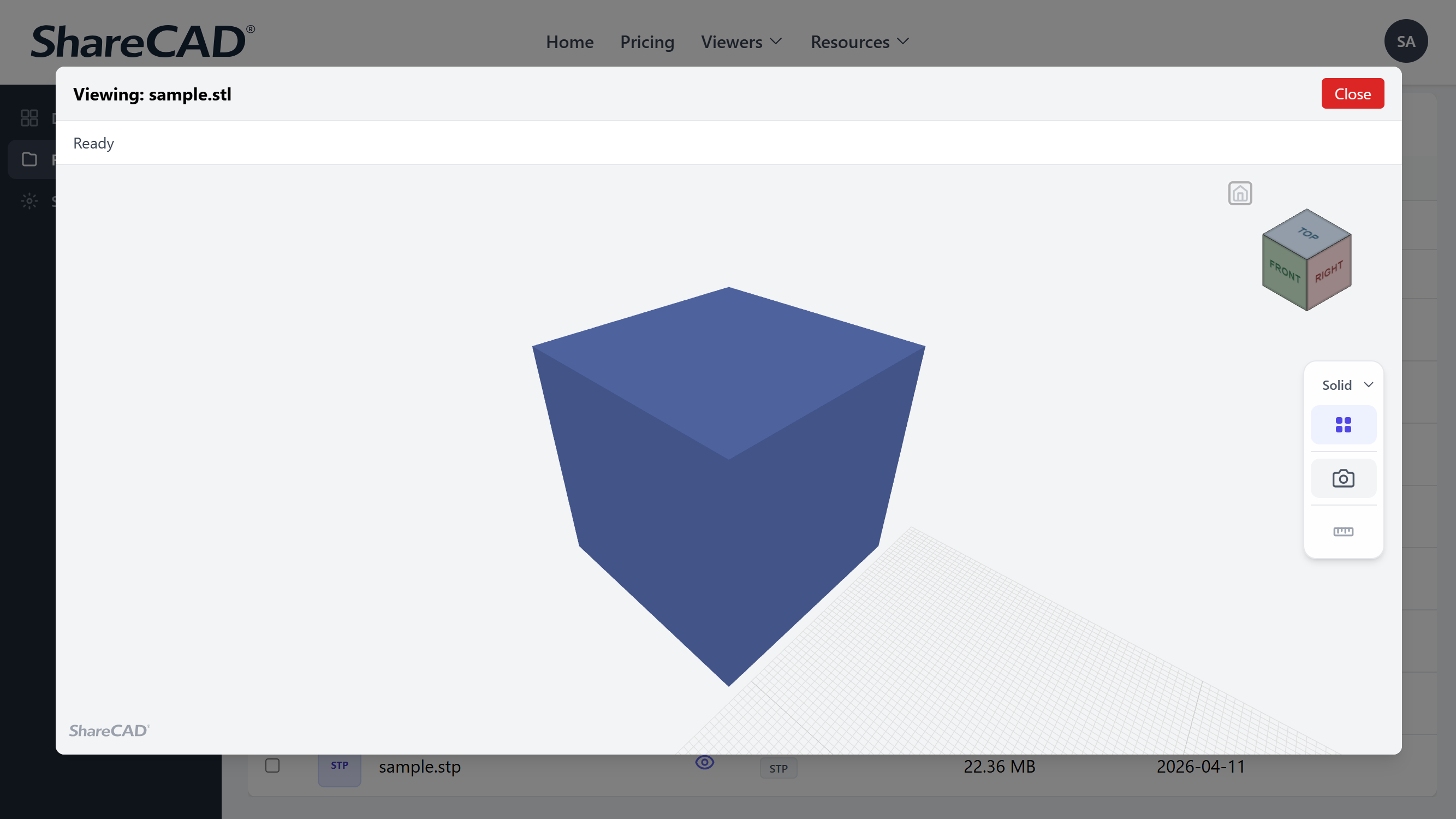 ShareCAD – CAD File Viewer & Secure Sharing Platform